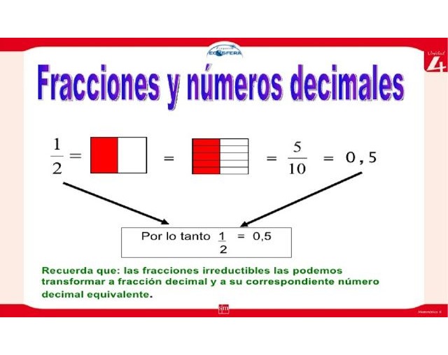Fracciones Y Decimales
