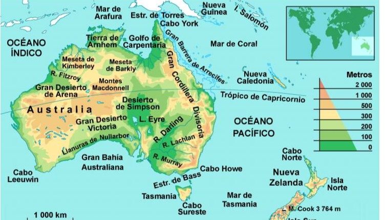 TOMi.digital - GEOGRAFÍA FISICA DE LOS CONTINENTES Y DE COLOMBIA