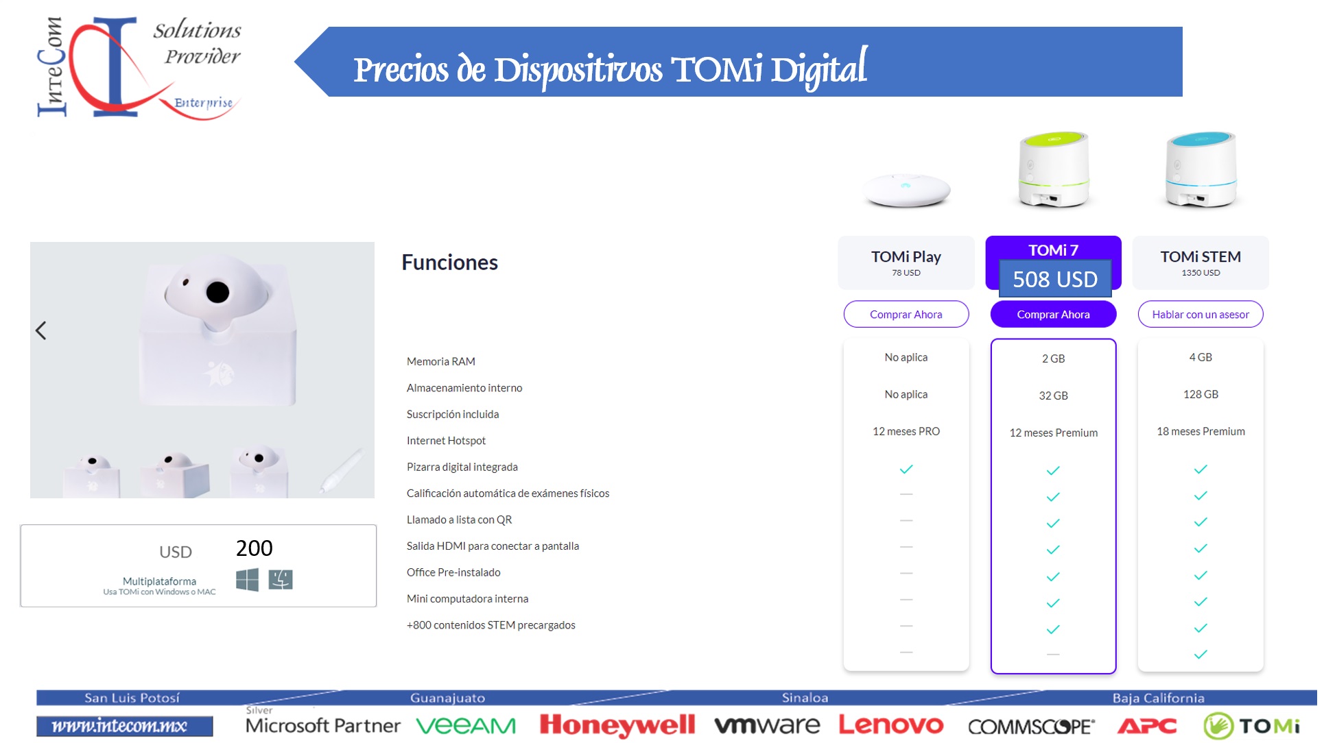 TOMi.digital - Portafolio de Productos TOMi