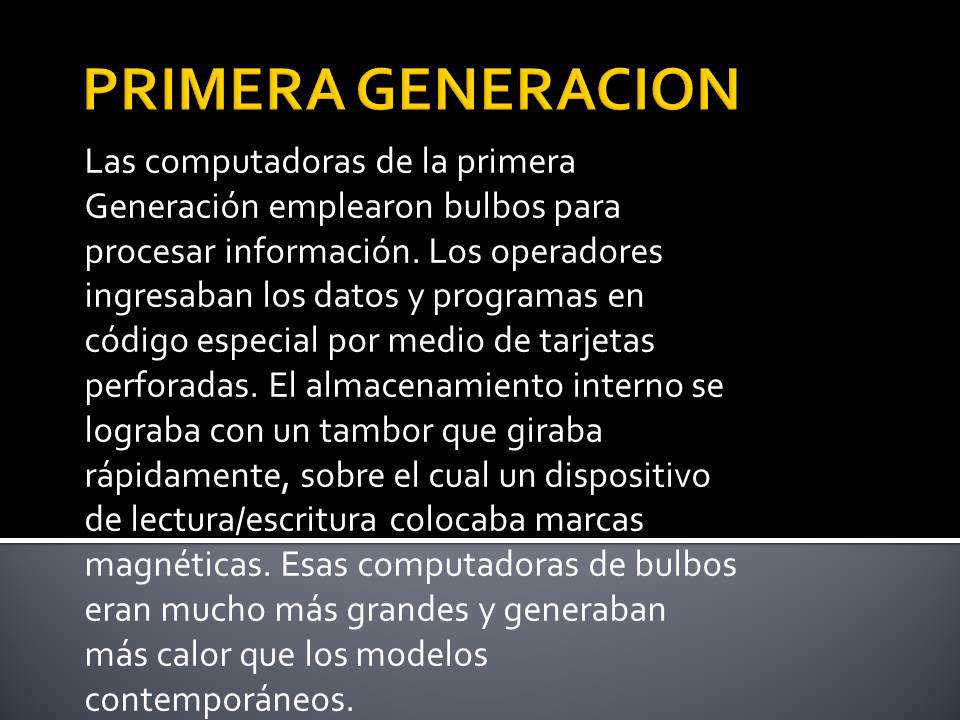 TOMi.digital - Las Generaciones de las computadoras
