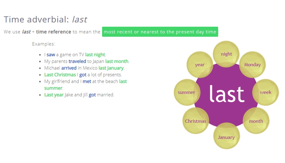 TOMi.digital - Simple Past with Time Expressions part 2